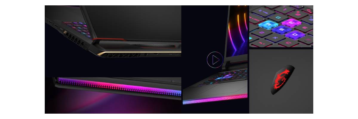 โน๊ตบุ๊ค MSI Raider GE78HX 13VH-406TH Core Black