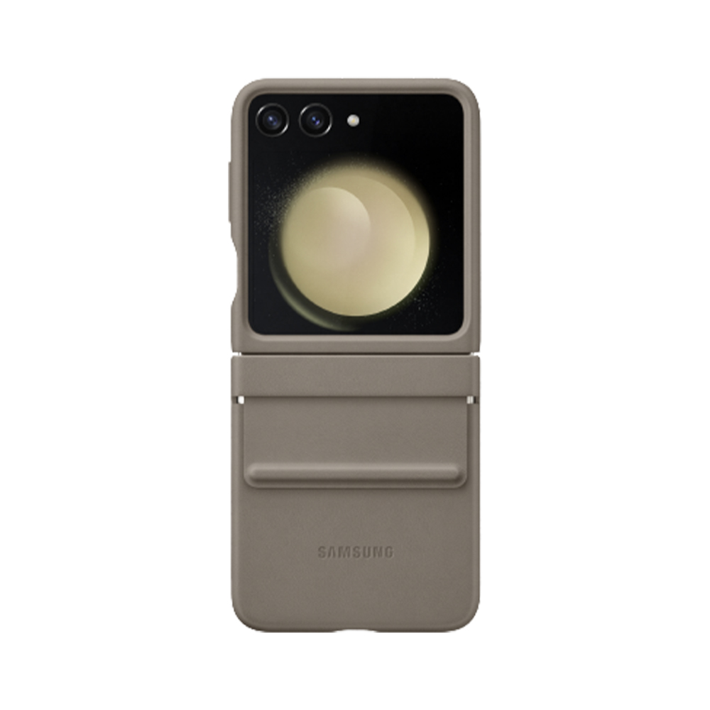 Samsung Case Flap ECO-Leather Case Flip5 Etoupe