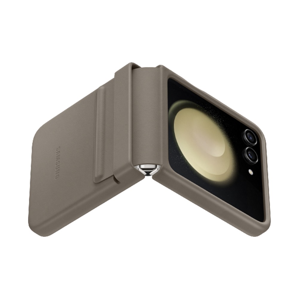 Samsung Case Flap ECO-Leather Case Flip5 Etoupe