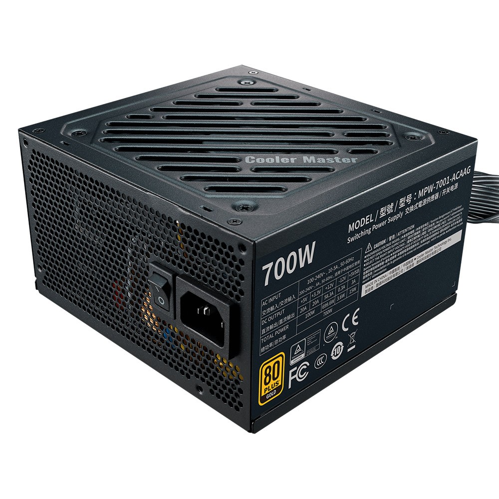 พาวเวอร์ซัพพลาย Cooler Master Power Supply G700 700Watt 80 Plus Gold ...