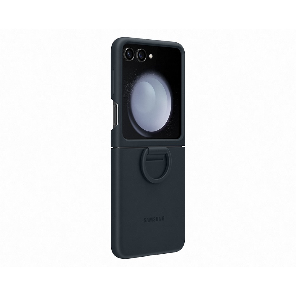 Samsung Silicone Case with Ring Flip5 Indigo