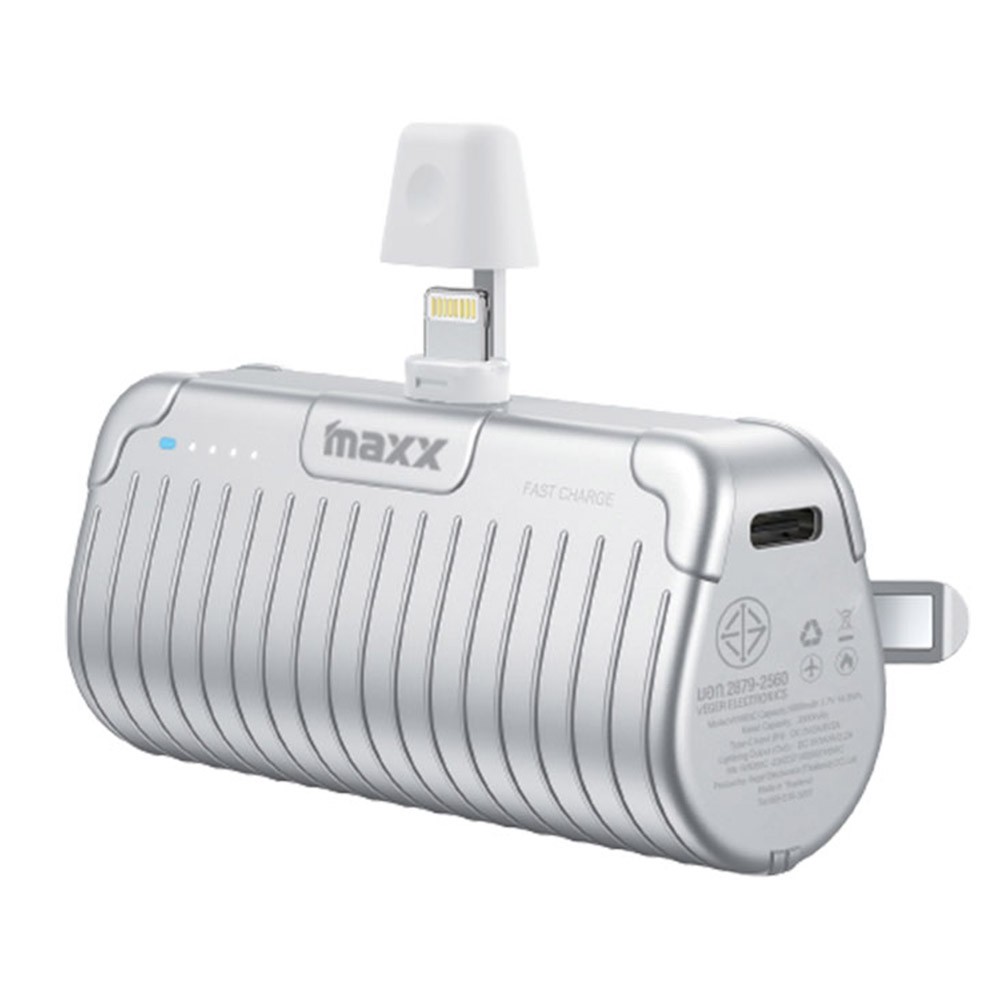 พาวเวอร์แบงค์ REMAX ความจุ 5000 mAh 1x Lightning 20W output P5-L Silver