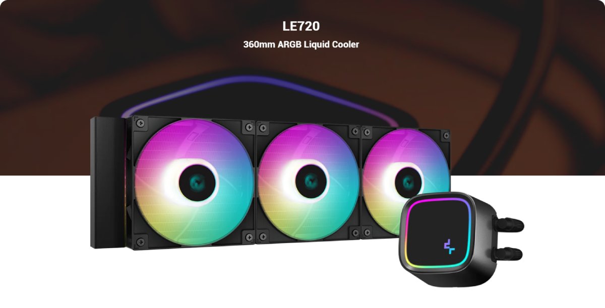 ชุดระบายความร้อนซีพียู Deepcool CPU Liquid Cooler LE720