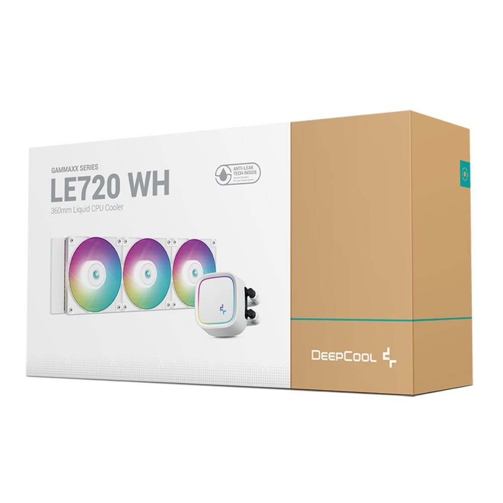 ชุดระบายความร้อนซีพียู Deepcool CPU Liquid Cooler LE720 White