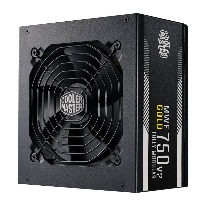 Cooler Master Power Supply MWE V2 750Watt Fully Modular A/EU Cable Gold ...