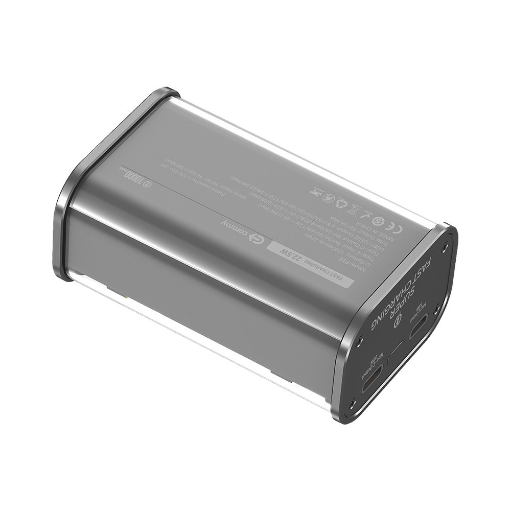 พาวเวอร์เเบงค์ COMMY ความจุ 10000 mAh P10 Gray