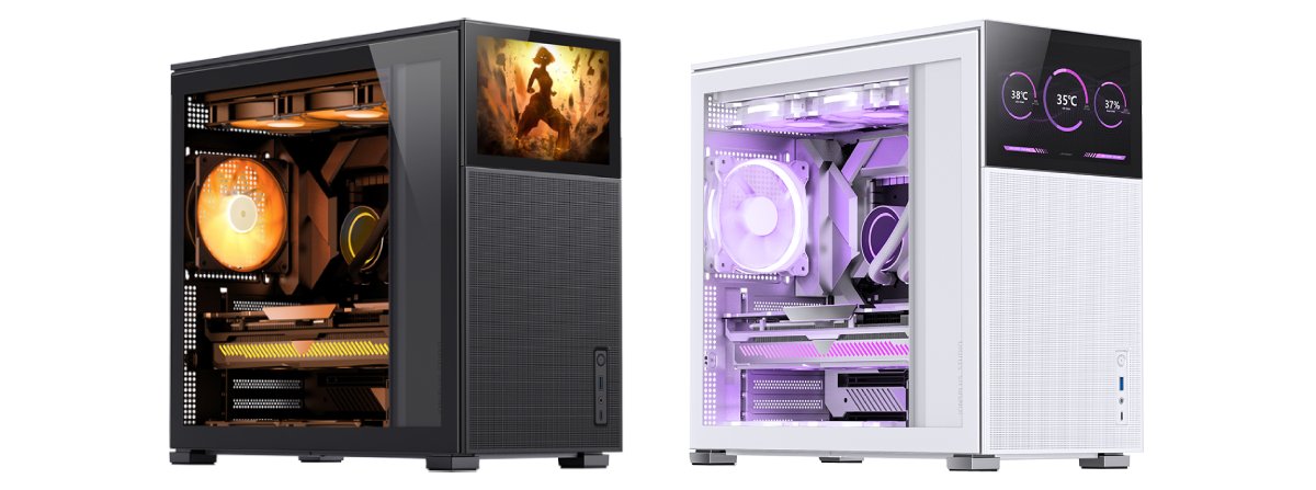 เคสคอมพิวเตอร์ Jonsbo Computer Case D41 MESH SCREEN White