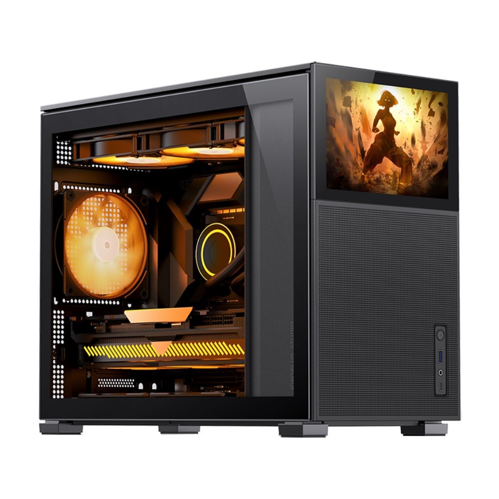 เคสคอมพิวเตอร์ Jonsbo Computer Case D31 MESH SCREEN Black