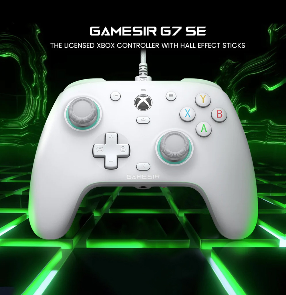 จอยคอนโทรลเลอร์ GameSir G7 SE Wired Controller for Xbox/PC สี White