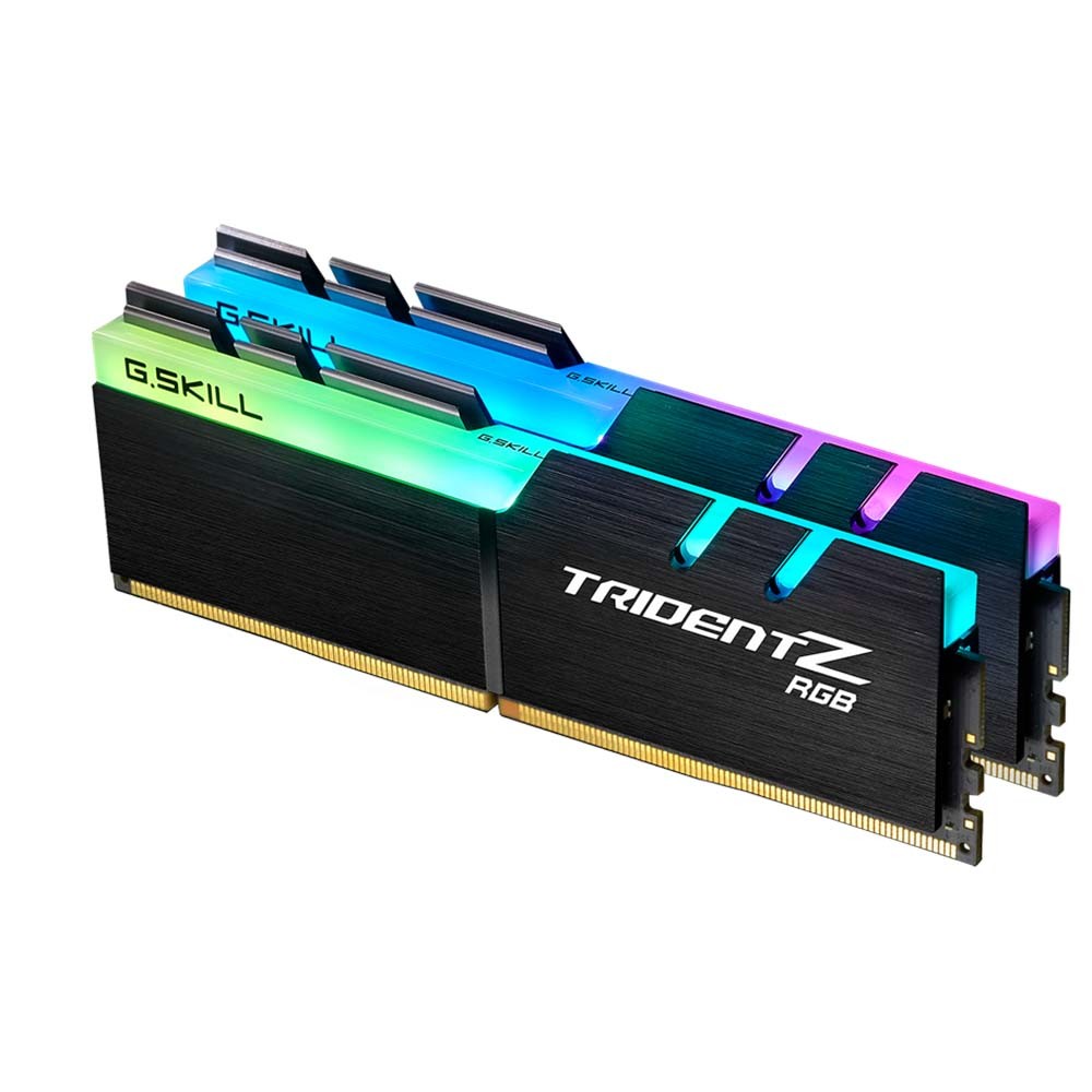 G.SKILL RAM PC DDR4 16GB/3200MHZ. (8X2) RGB TRIDENT Z แรมคุณภาพดีแบบแพค ...