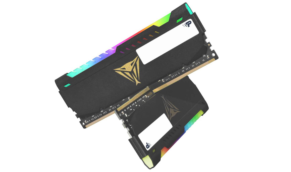 แรมพีซี Patriot Viper Ram PC DDR4 16GB/3200MHz.CL18 (2x8GB) Steel RGB Kit