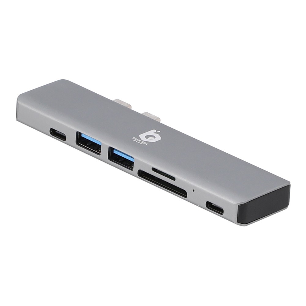 Blue Box Port Hub Type-C DUO 7-in-2 Multifunction Converter for Macbook ...
