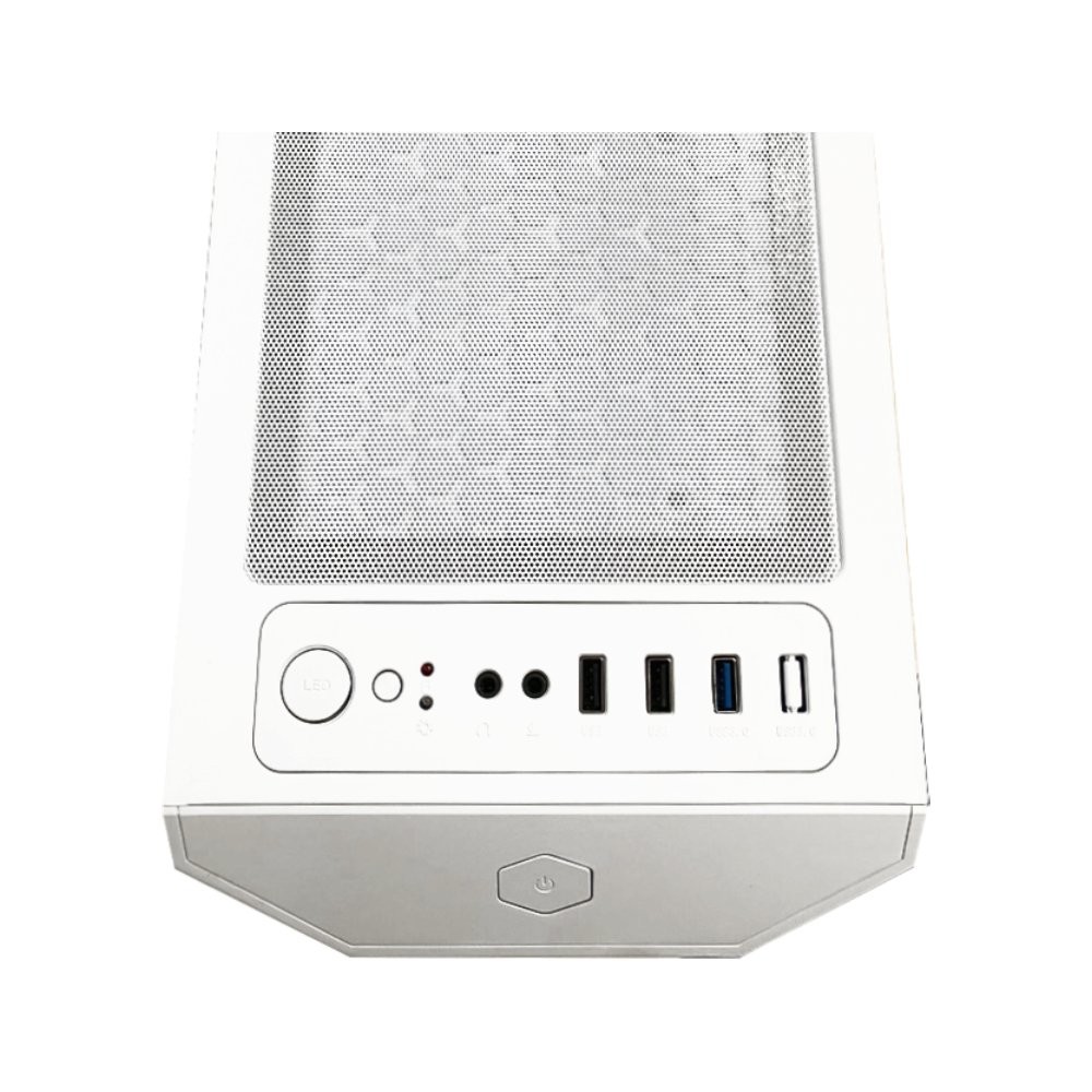 เคสคอมพิวเตอร์ Plenty Computer Case CR19 FIX Rainbow White