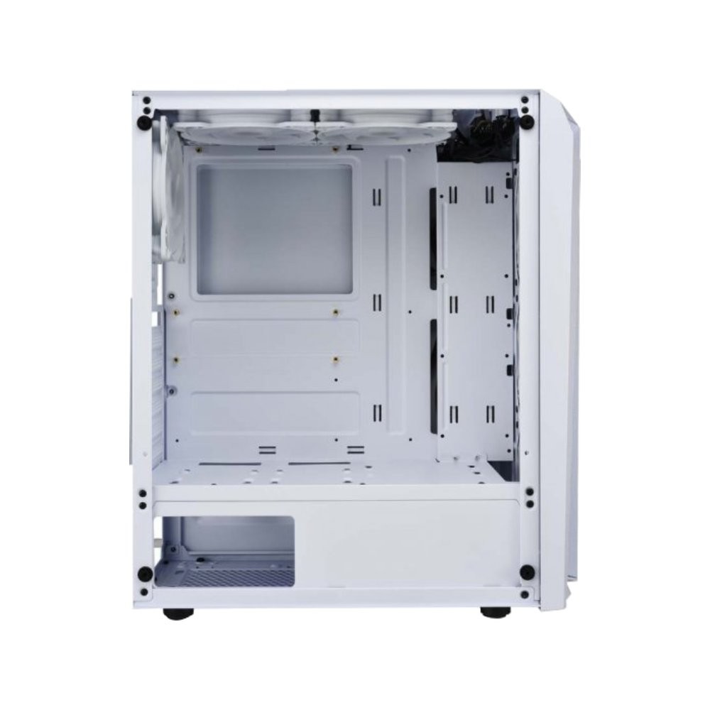 เคสคอมพิวเตอร์ Plenty Computer Case CR19 FIX Rainbow White