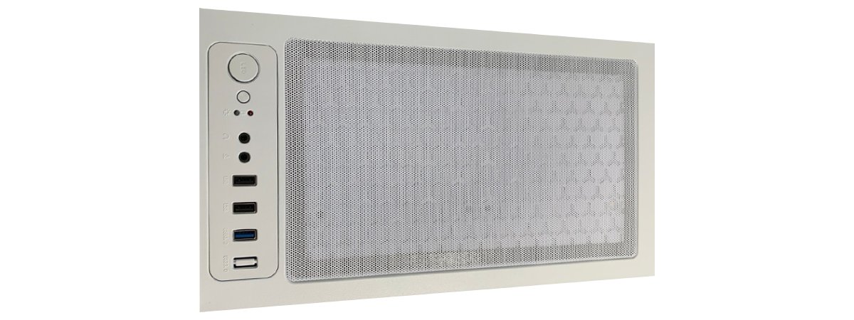 เคสคอมพิวเตอร์ Plenty Computer Case CR19 FIX Rainbow White