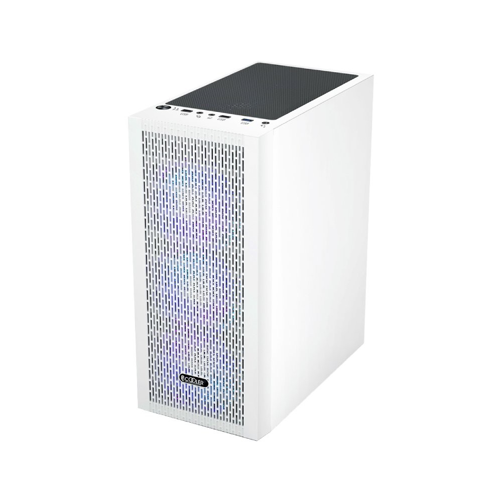 เคสคอมพิวเตอร์ PC Cooler Computer Case MA100 MESH White