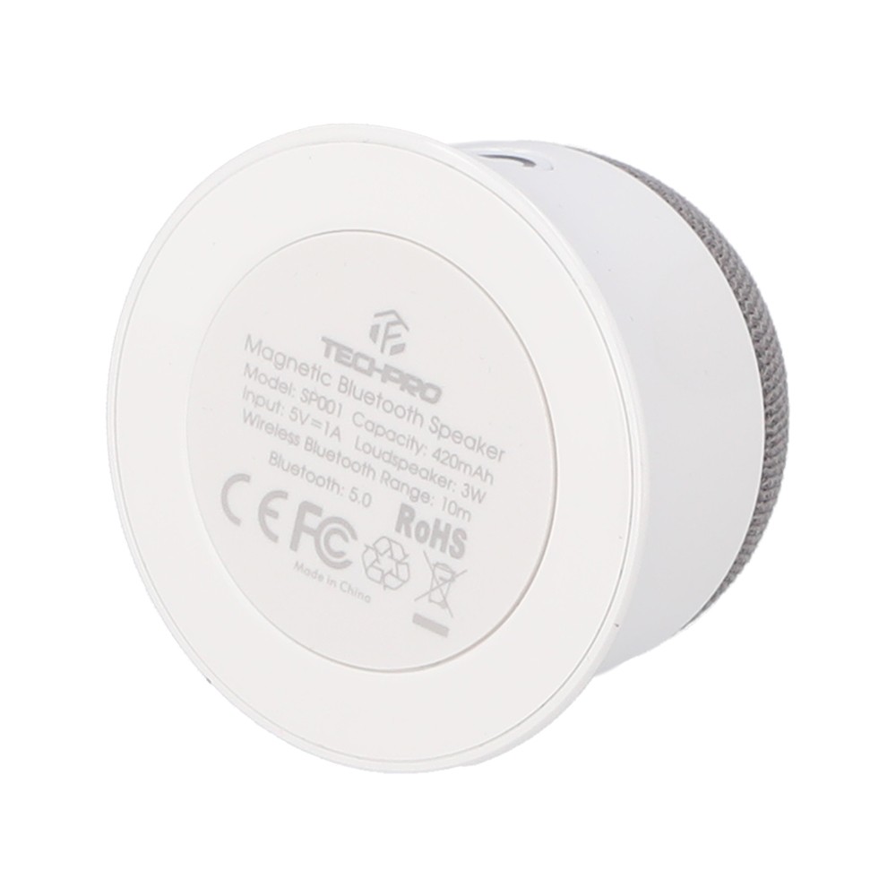 ลำโพงบลูทูธ TECHPRO Magnetic (SBTTP001) สี White