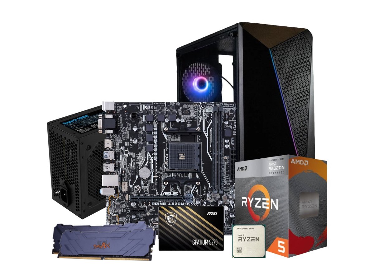 จัดสเปคคอมพิวเตอร์ประกอบ Computer Set - AMD Value Set Ryzen 5 4600G