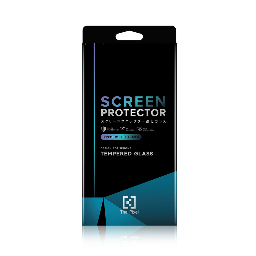 The Pixel ฟิล์ม Tempered Glass iPhone 15 Plus (6.7inch) Black