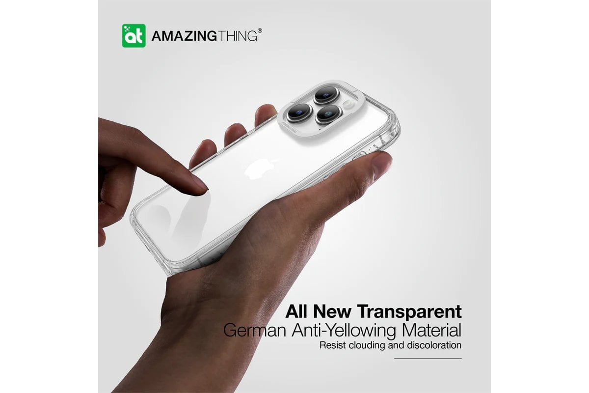 AMAZINGthing เคส iPhone 15 Pro Max (6.7) Titan Pro Drop proof case Dark ...