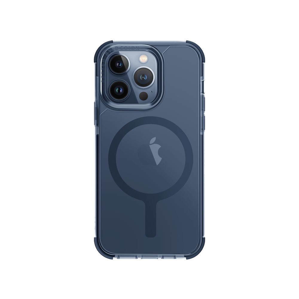 Uniq เคส iPhone 15 Pro (6.1) Magclick Combat Smoke Blue