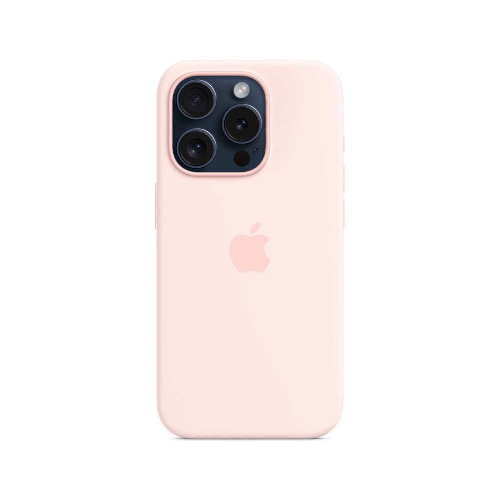 เคสซิลิโคน Apple iPhone 15 Pro Silicone Case with MagSafe - Light Pink