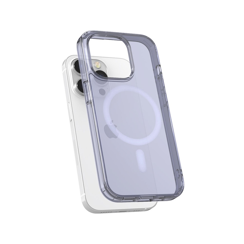 JTLEGEND เคส iPhone 15 Pro Max (6.7) Hybrid Cushion Mag Case Crystal Blue