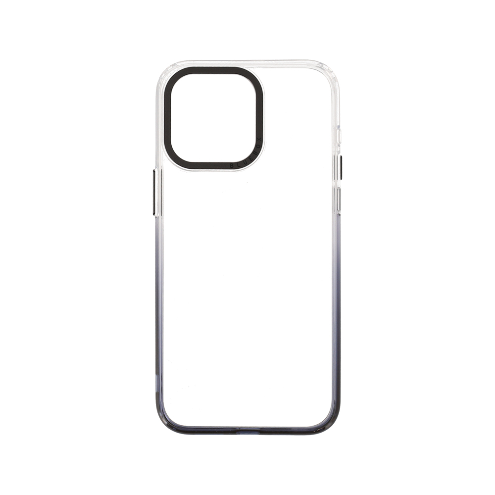 Blue Box เคส iPhone 15 Pro Max Clear Shading edge Black