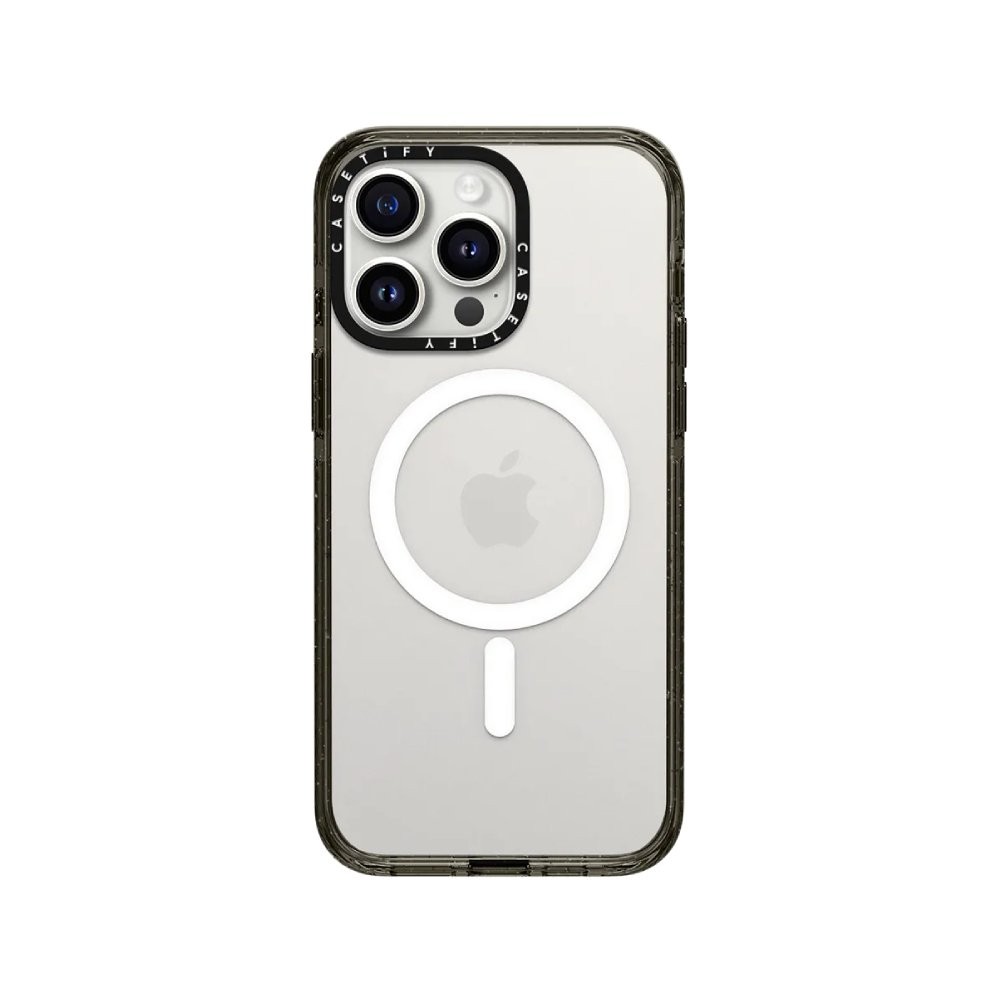 Casetify เคส iPhone 15 Pro Max RECASETiFY Impact Case Magsafe Clear Black