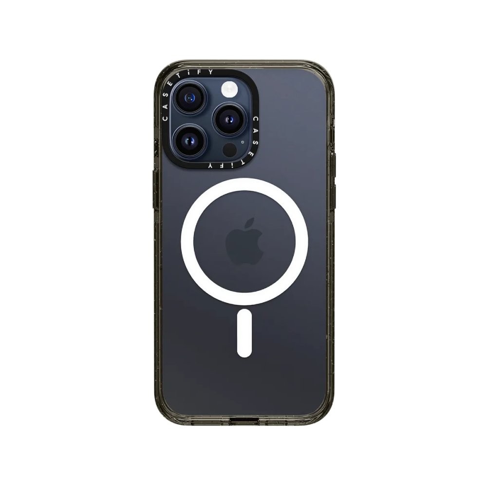 Casetify เคส iPhone 15 Pro Max RECASETiFY Impact Case Magsafe Clear Black