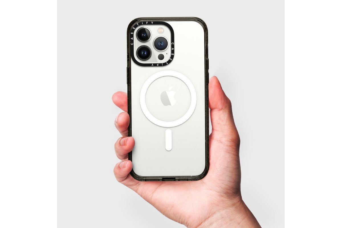 Casetify เคส iPhone 15 Pro Max RECASETiFY Impact Case Magsafe Clear Black