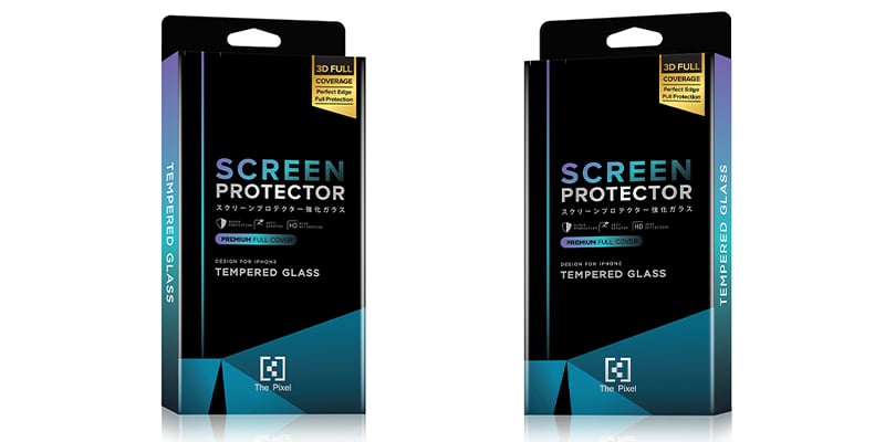 ฟิล์มกันรอย The Pixel Tempered Glass 3D Shield Curved iPhone 15 Pro