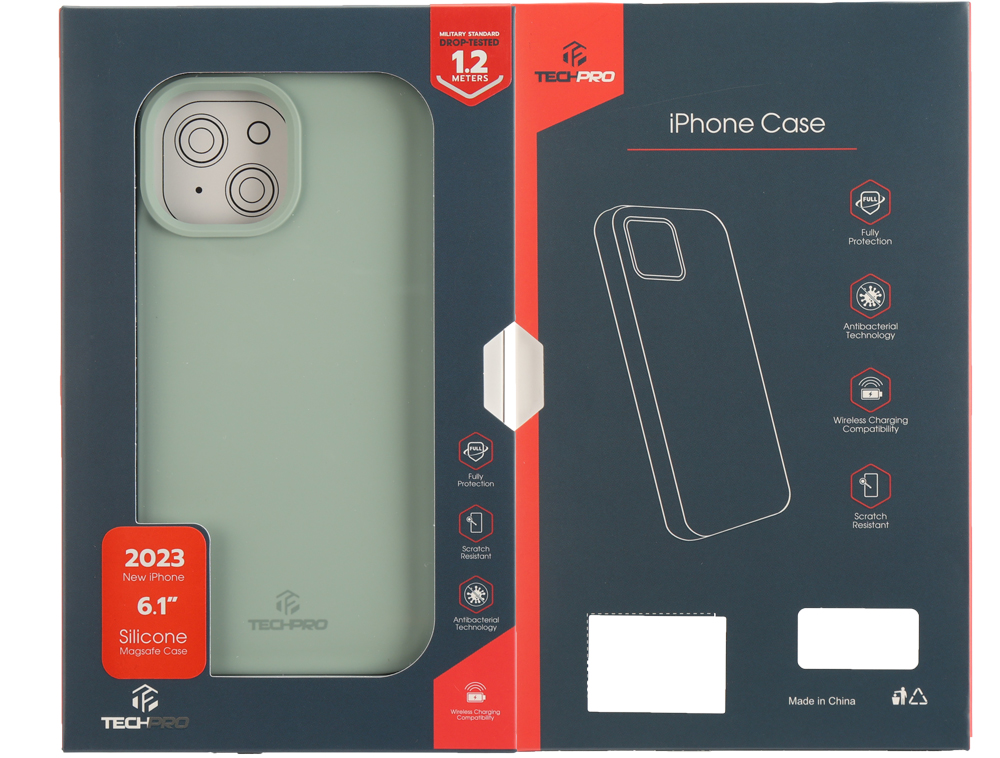 TECHPRO เคส iPhone 15 (6.1) Silicone Magsafe Minty Green | Studio7 online