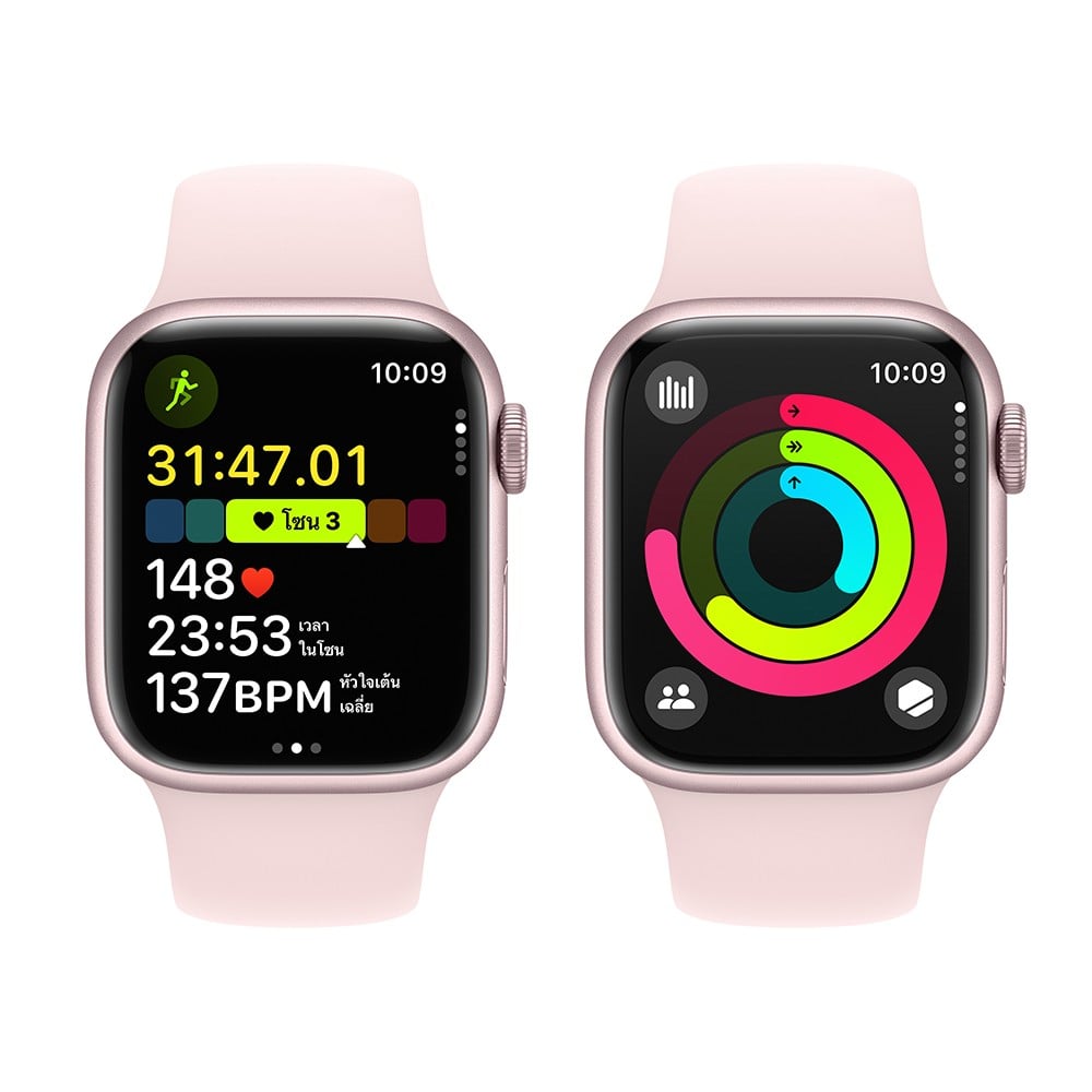 ใหม่ล่าสุด! Apple Watch Series 9 GPS 41mm Pink Aluminium Case with ...