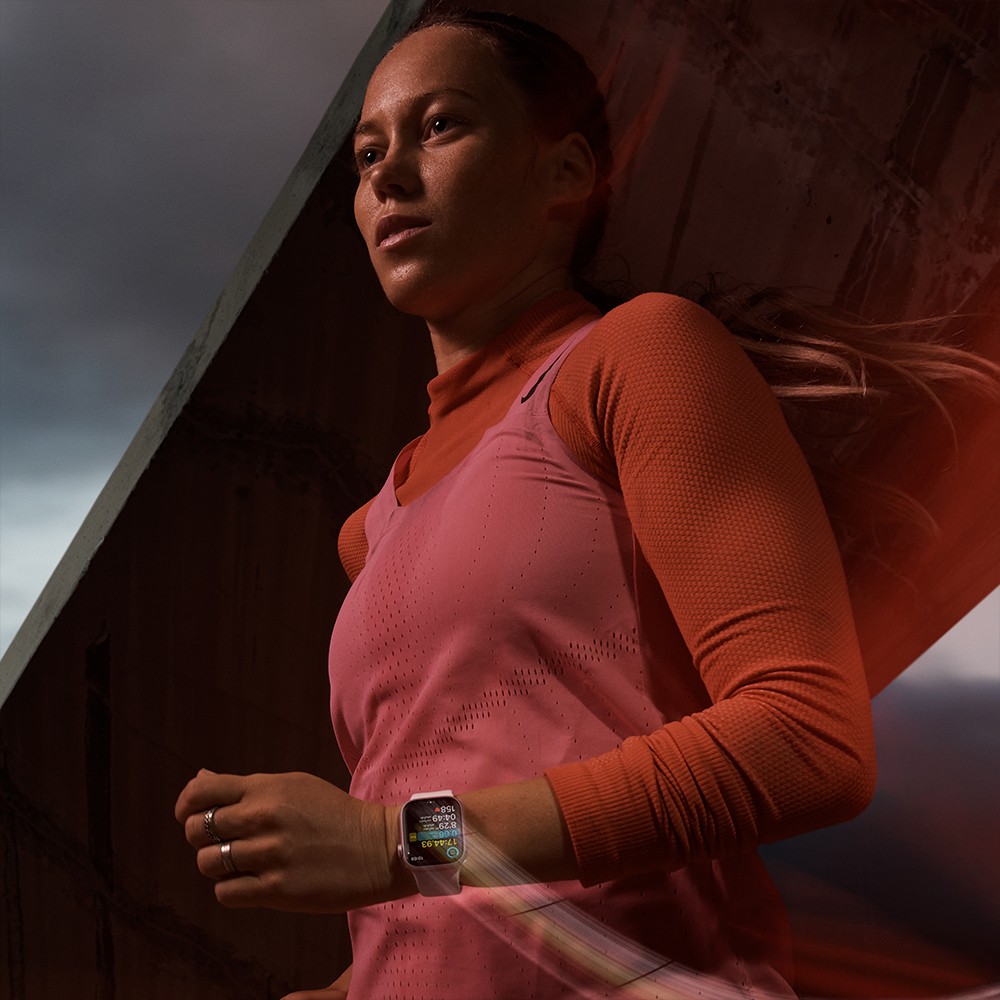 Apple Watch Series 9 GPS + Cellular 41mm Pink Aluminium Case with Light ...