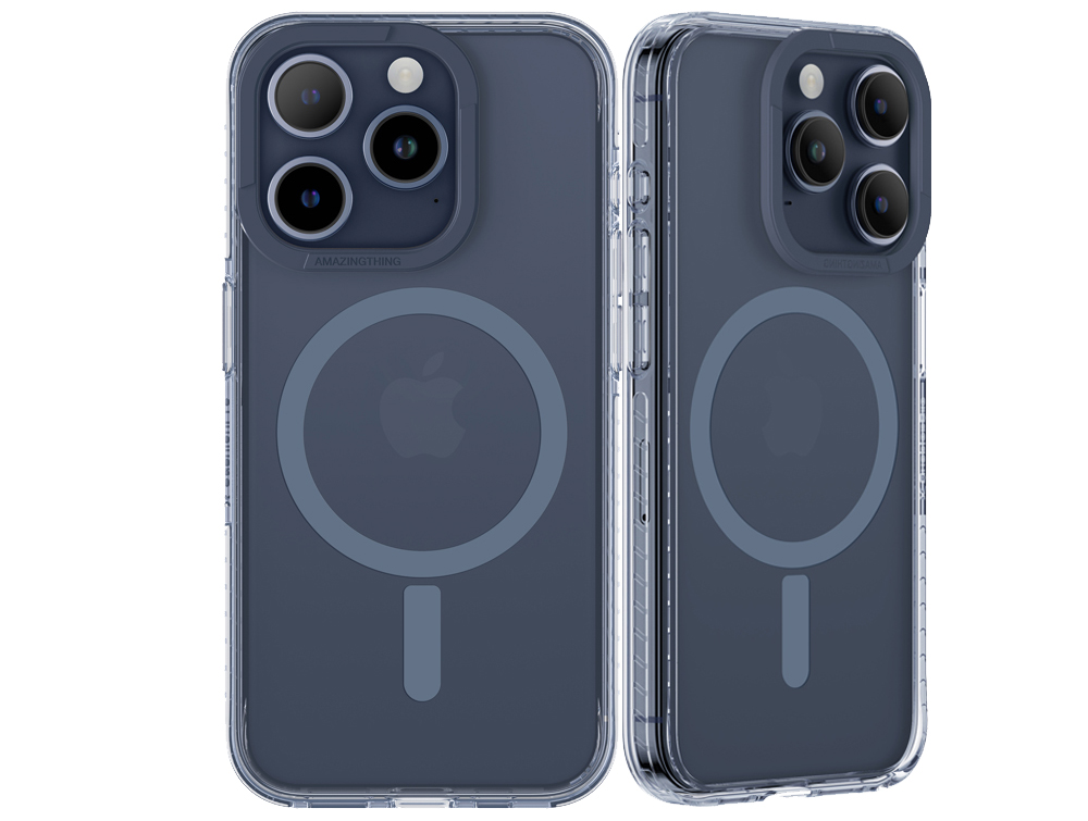 AMAZINGthing เคส iPhone 15 Pro Titan Pro Magsafe Drop proof case Dark ...