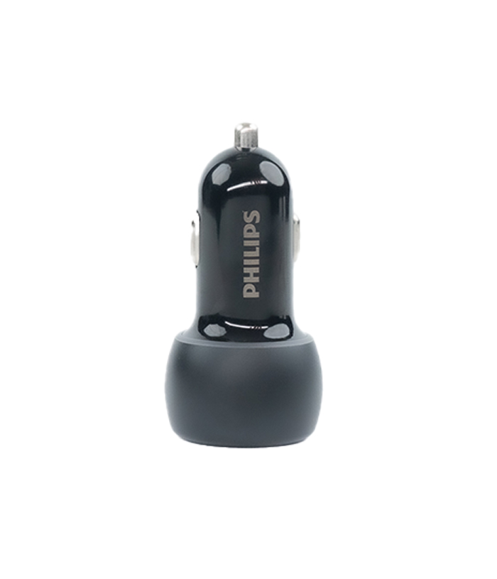 ที่ชาร์จแบตในรถ Philips Car Charger 1 USB-A / 1 USB-C (PD38W) Dual Port ...