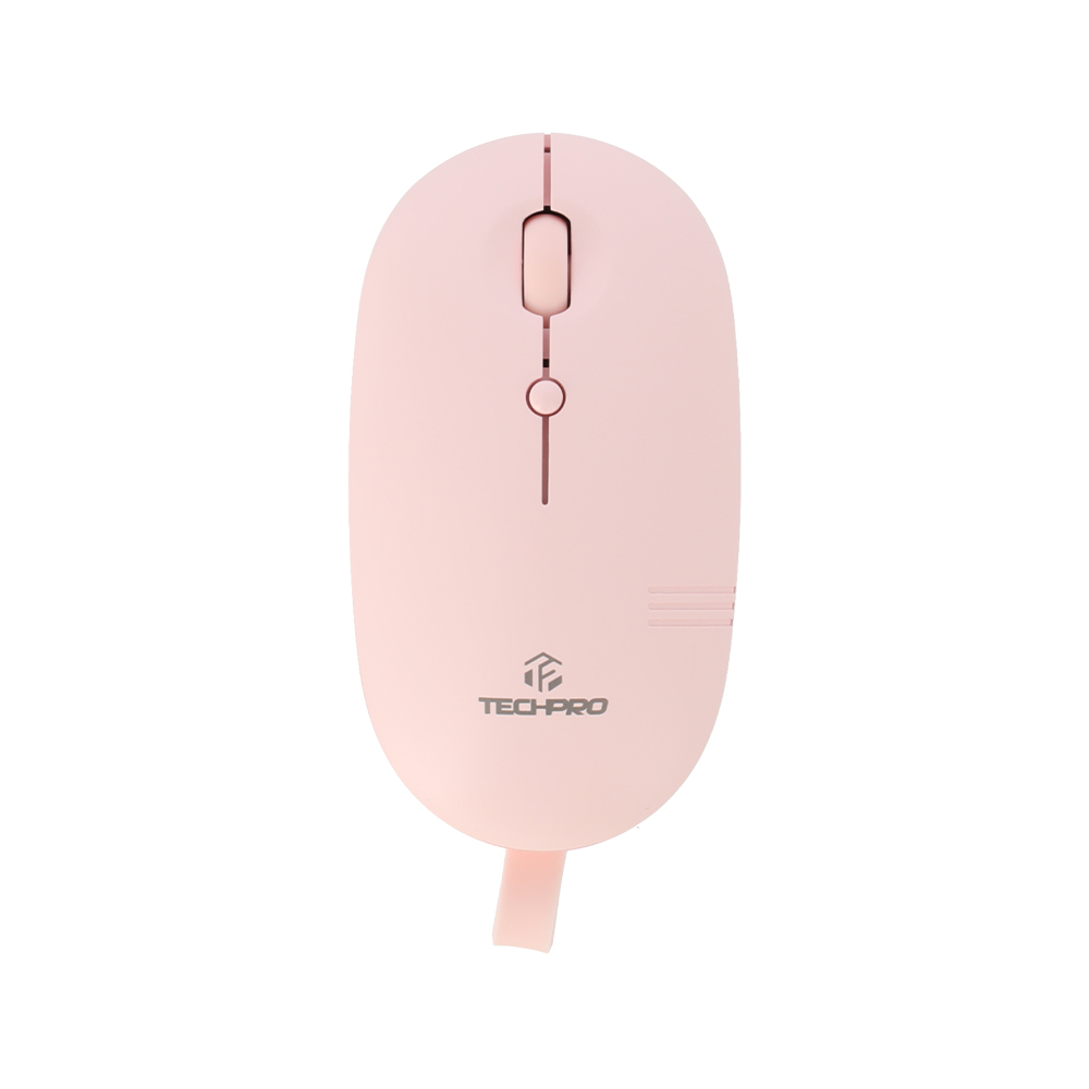 เมาส์ไร้สาย TECHPRO Edge Dual Mouse ABTM01 - Pink