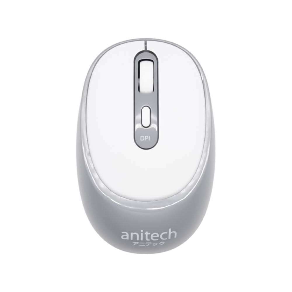 เมาส์ไร้สาย Anitech Wireless Mouse W236 Gray