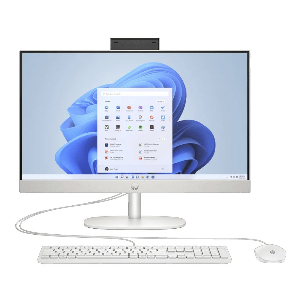 HP DESKTOP AIO ESSENTIAL PC 24-CR0041D SHELL WHITE