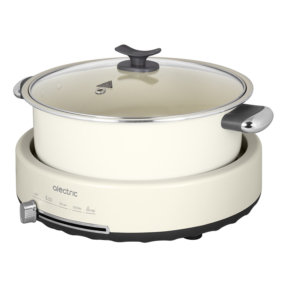 เตาย่างไฟฟ้าอเนกประสงค์ ALECTRIC 5 ลิตร รุ่น ST-1 White