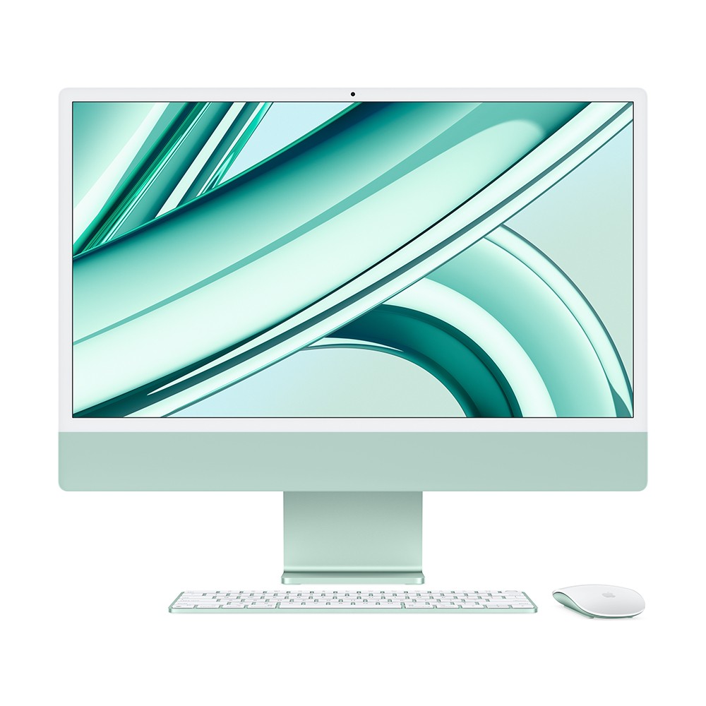 ใหม่ล่สุด iMac 24" M3 chip CPU/8C ความจุ 256GB สี Green ปี 2023