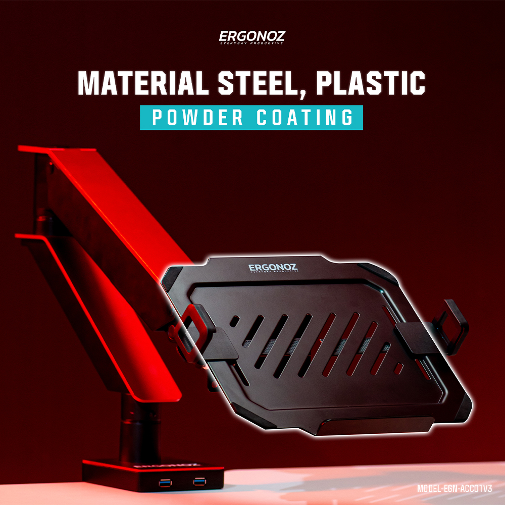 แท่นวางโน้ตบุ๊ค Ergonoz Laptop Holder V.3 Matte Black