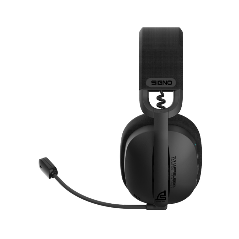 หูฟังเกมมิ่ง Signo MARLOS WP-601 Wireless 7.1 สีดำ