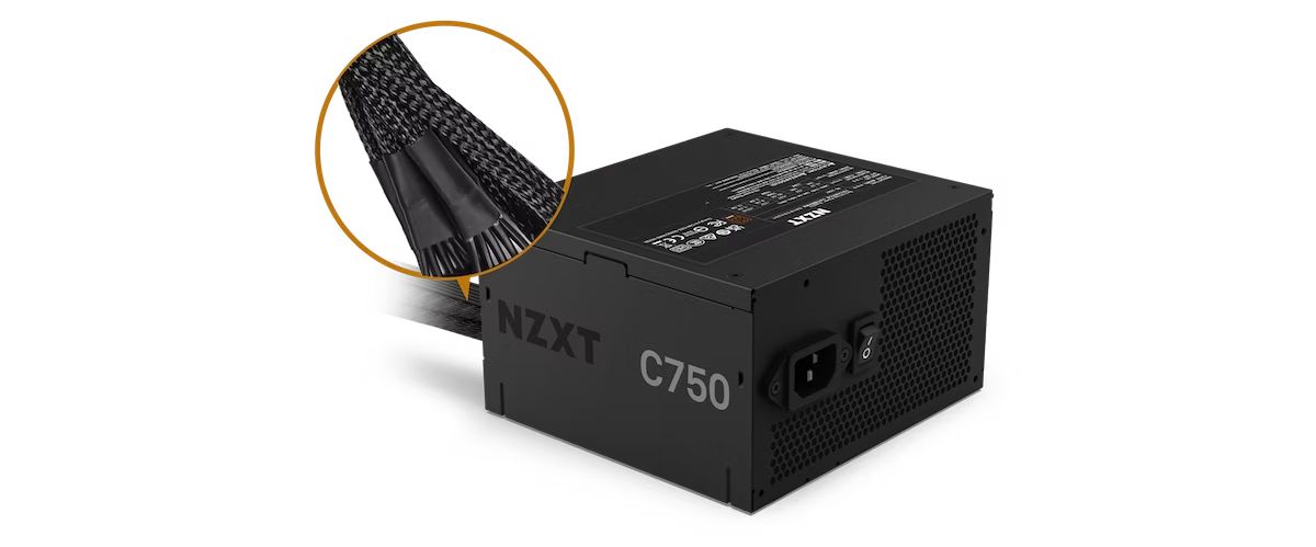 พาวเวอร์ซัพพลาย NZXT C750 750W Bronze - 5 Year