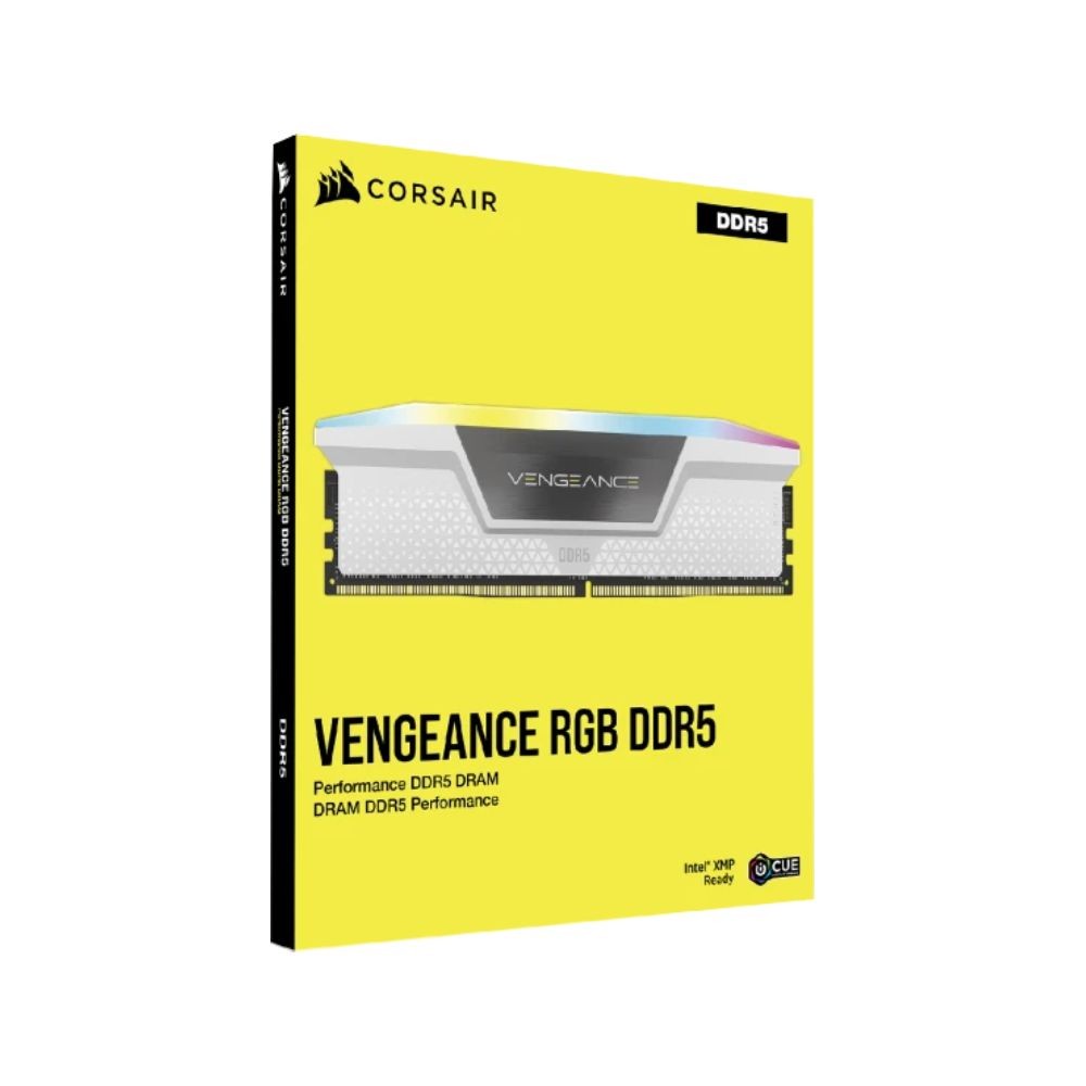 แรมพีซี Corsair DDR5 32GB/6000MHz.CL36 (2x16GB) Vengeance RGB White