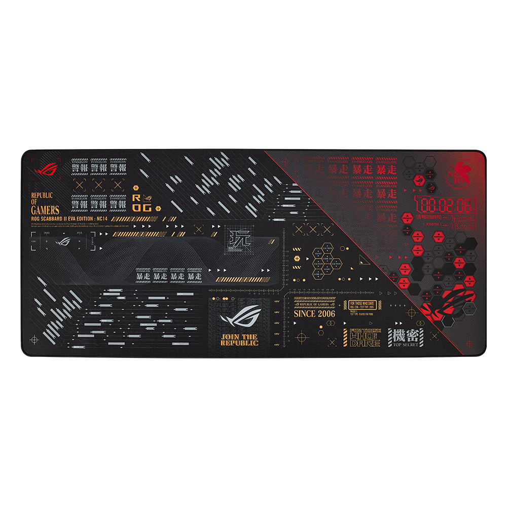 แผ่นรองเมาส์ Asus ROG Scabbard II EVA Edition NC14 สีดำ
