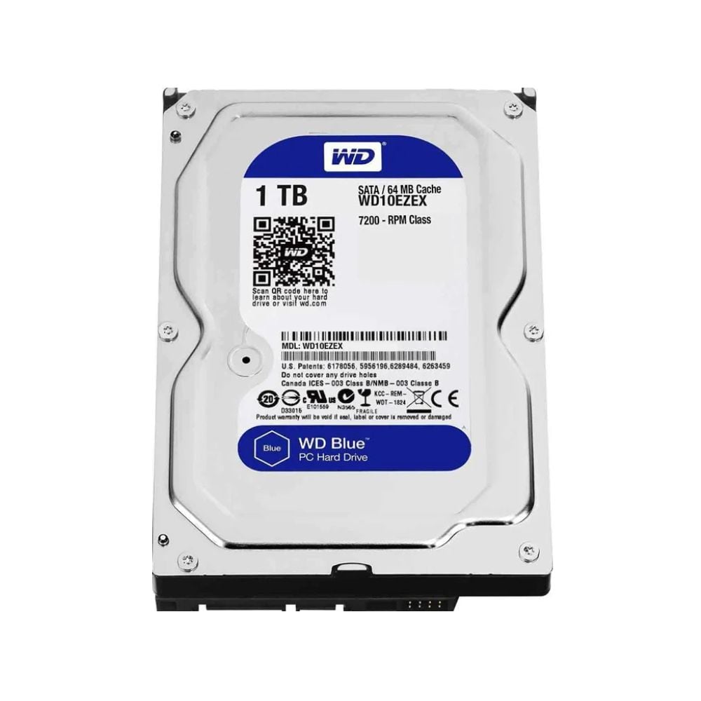 ฮาร์ดดิสก์ WD HDD 1TB 7200rpm 64MB Blue - 3 Year