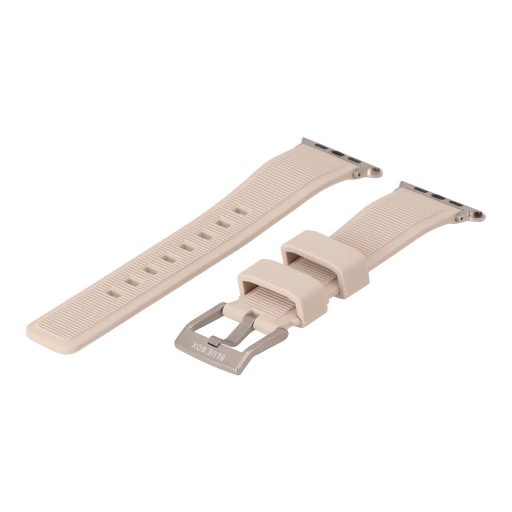 Blue Box Apple Watch 44/45/49 MM Rubber Cream