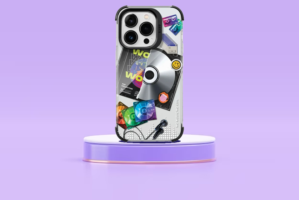 LAUT iPhone 15 Pro with Magsafe Pop Retro Music Crystal | Education Studio7